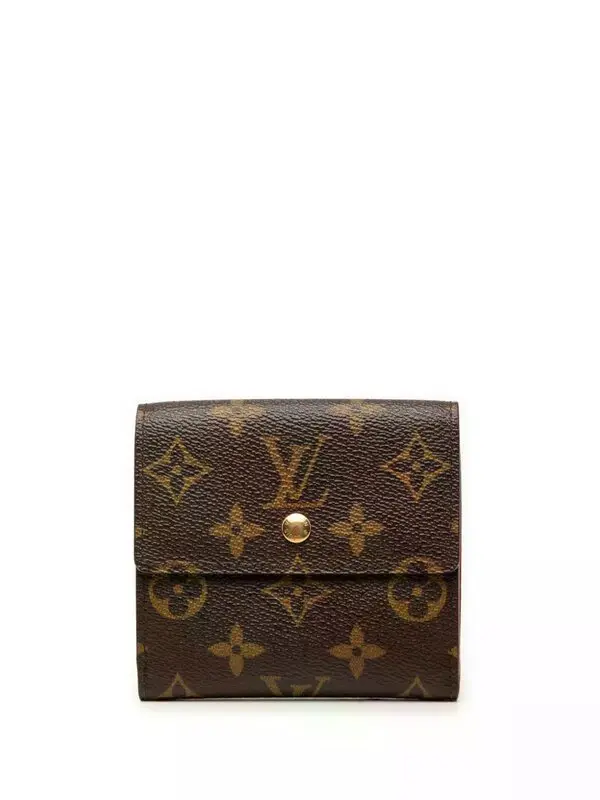 LOUIS VUITTON 2003 Monogram Portefeuille Elise Wallet Small Wallets - Brown