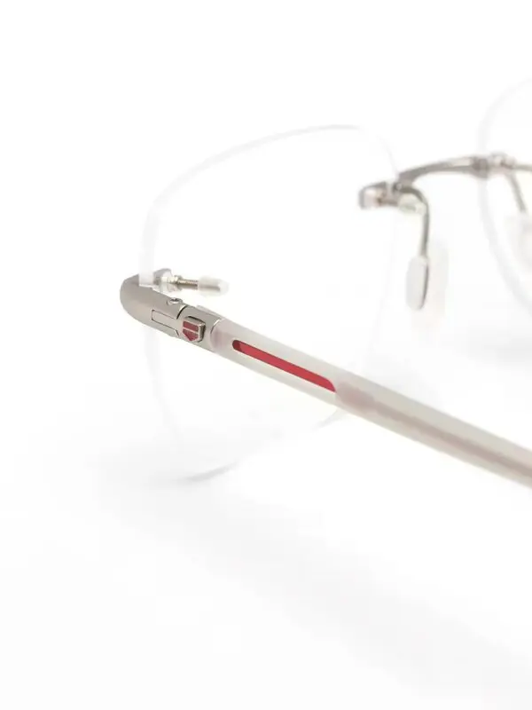 Tag Heuer Rimless Rectangle Frame Eyeglasses