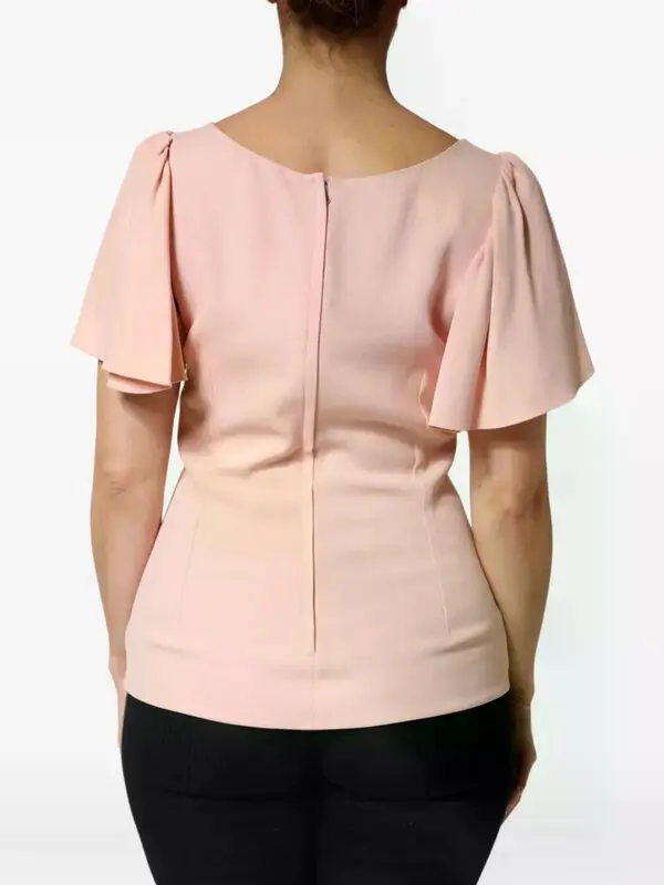 Dolce & Gabbana Flutter Sleeve Blouse