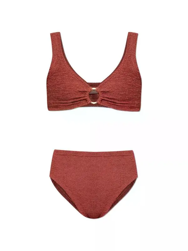 Hunza G Nadine Crinkle Bikini - Red