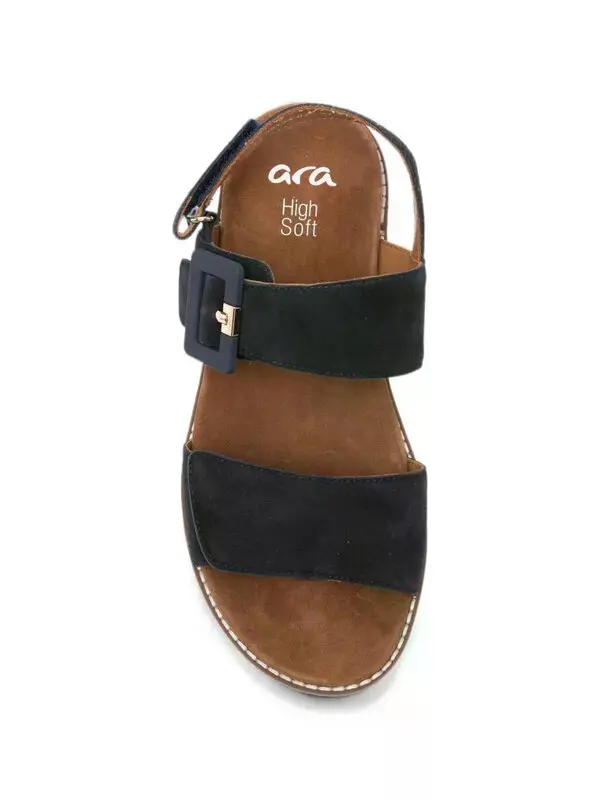 ARA Buckle-detail Touch-strap Sandals