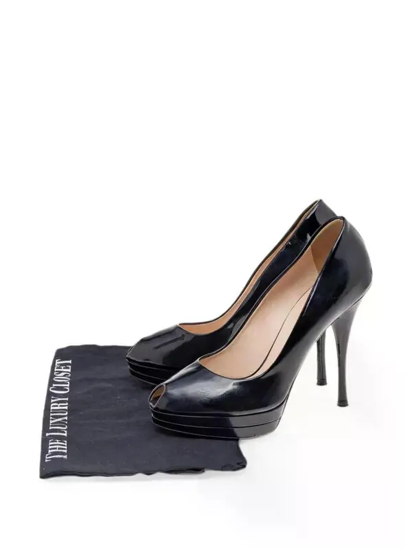 Versace Peep-toe Platform Pumps