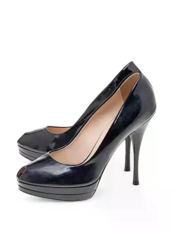 Versace Peep-toe Platform Pumps