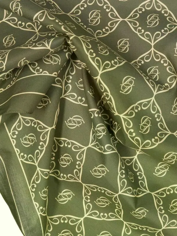 Drole De Monsieur Monogram-jacquard Cotton Scarf