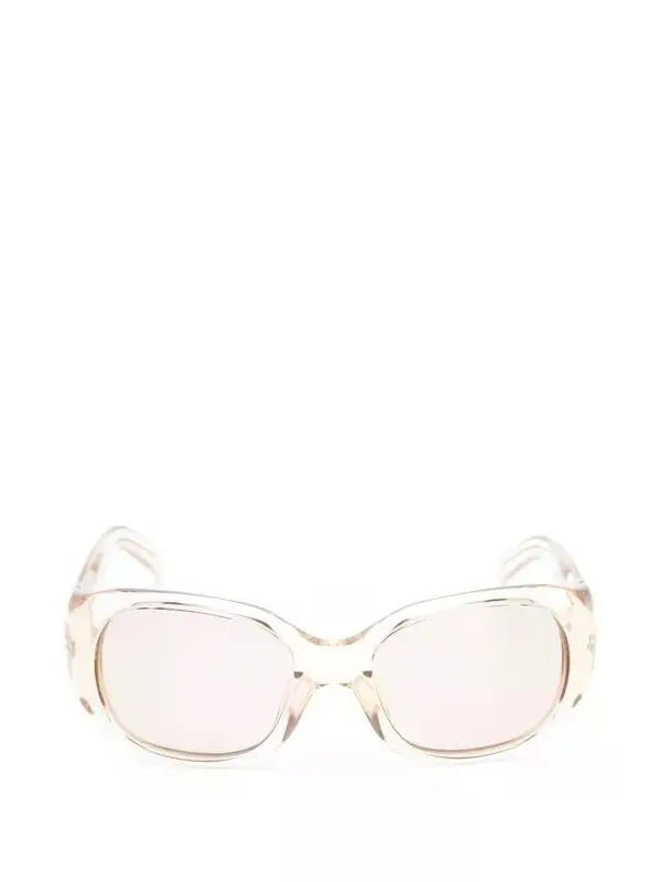 Chimi Halo Rectangle Frame Sunglasses - Neutrals