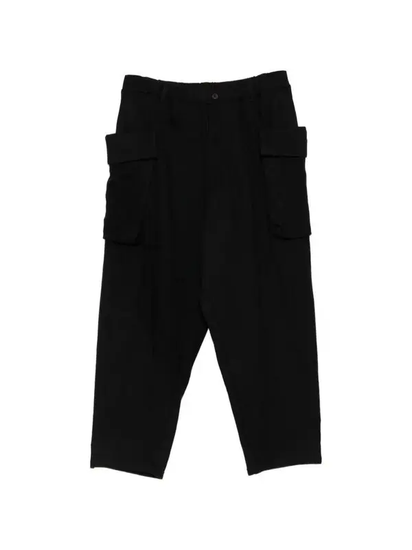 Yohji Yamamoto Cargo Pants With Flap Pockets