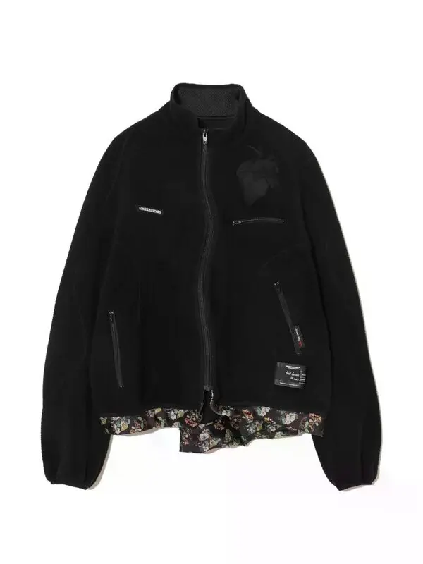 Undercover Fleece Heart Patch Zip-up Jacket