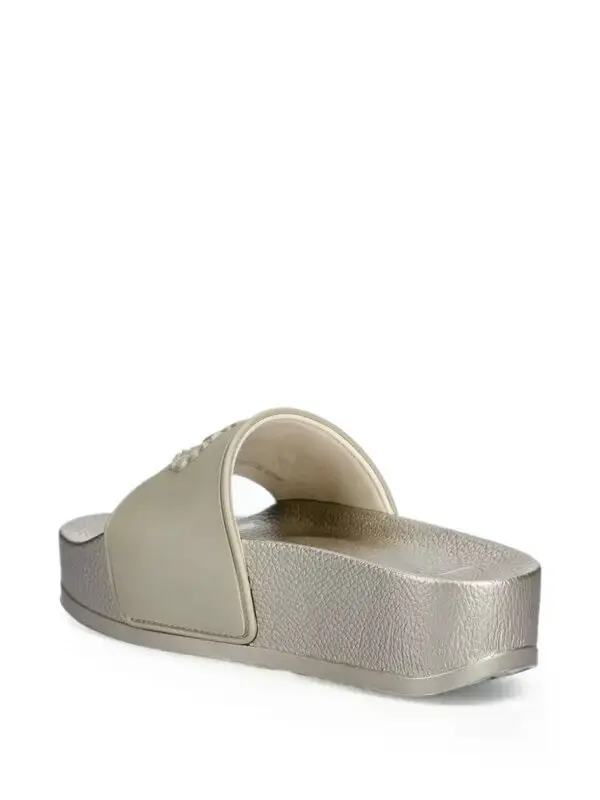 Liu Jo Logo-embossed Platform Slides