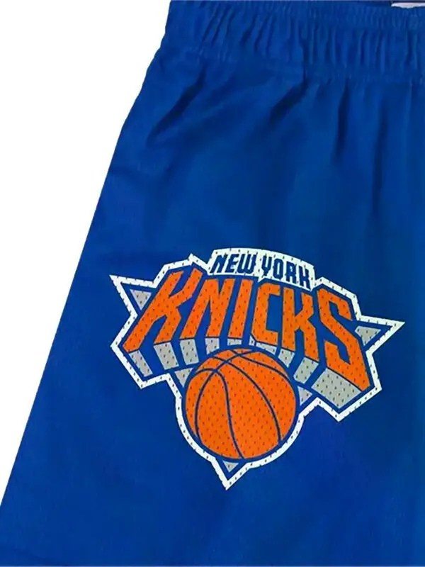 ERIC EMANUEL New York Knicks Logo Print Shorts