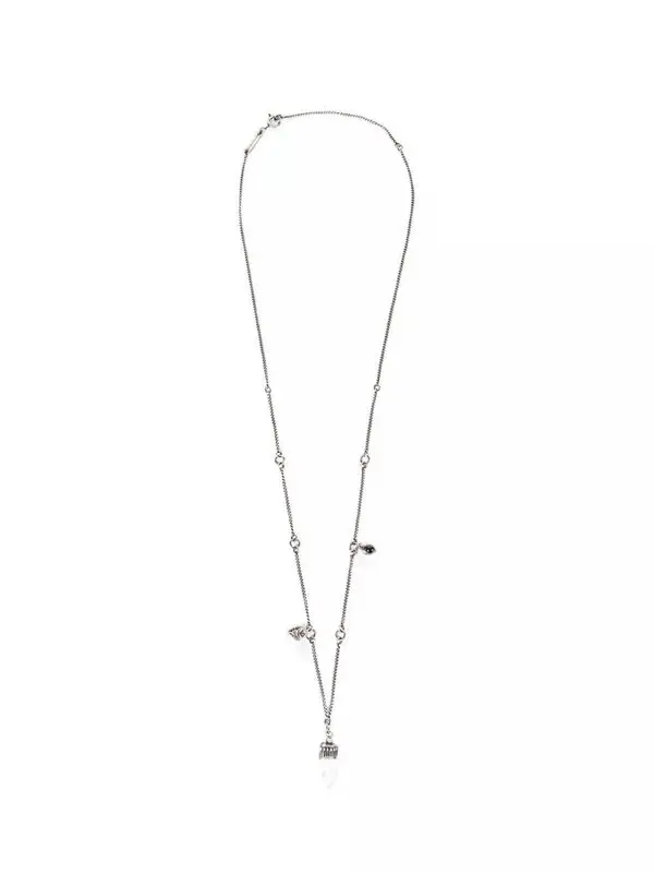 ANN DEMEULEMEESTER Tone Quartz Pendant Necklace - Silver