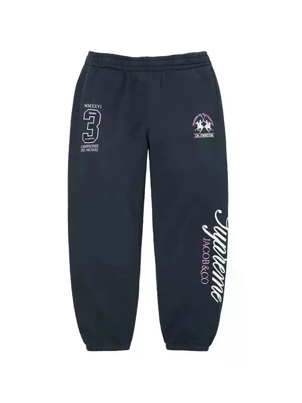 Supreme X La Martina X Jacob & Co Logo-print Track Pants - Blue