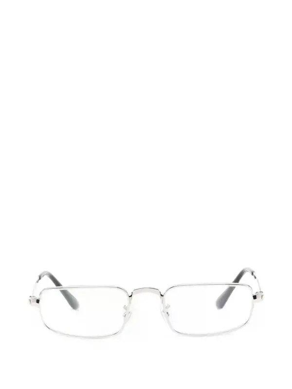 Ray-ban Rectangle Frame Eyeglasses - Silver