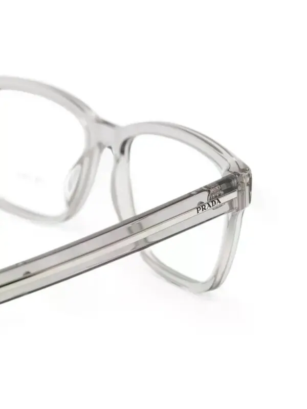 Prada Rectangle Frame Glasses - Grey