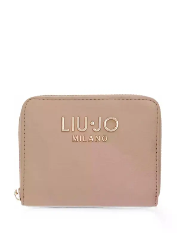Liu Jo Small Logo-plaque Wallet - Neutrals