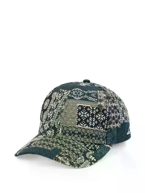 LES DEUX Jacquard Baseball Cap - Green