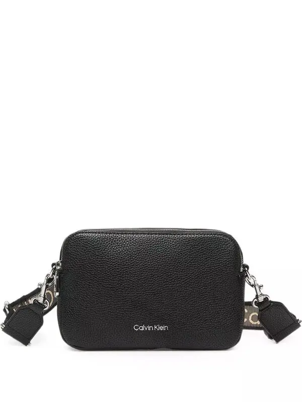 Calvin Klein Strap Messenger Bag - Black