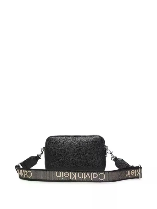 Calvin Klein Strap Messenger Bag - Black