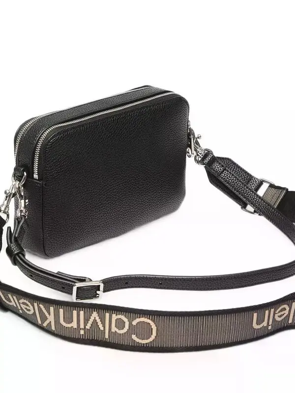 Calvin Klein Strap Messenger Bag - Black
