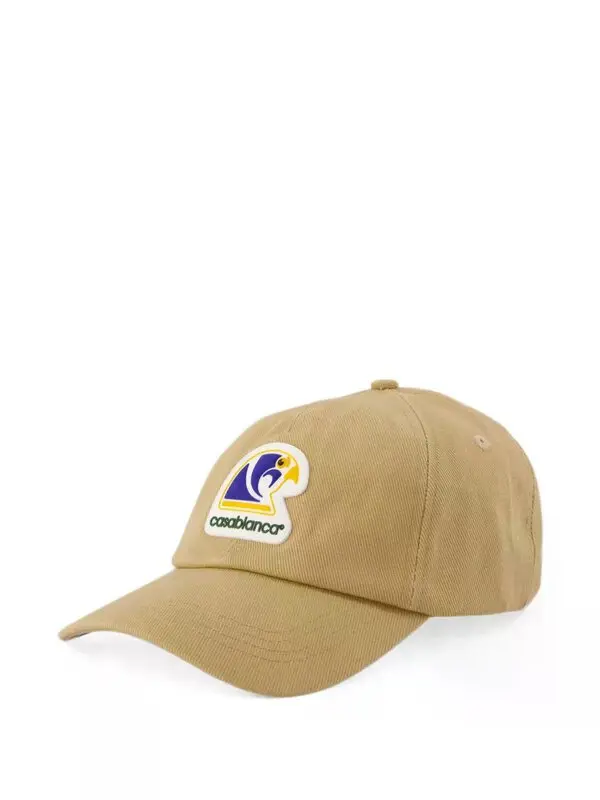Casablanca Horus Logo-patch Cap - Neutrals