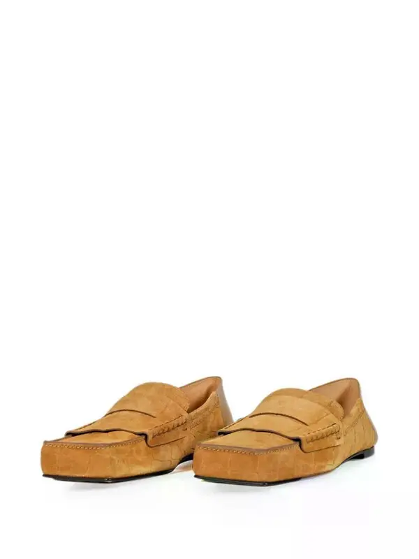 Jacquemus Croc-effect Panelled Loafers