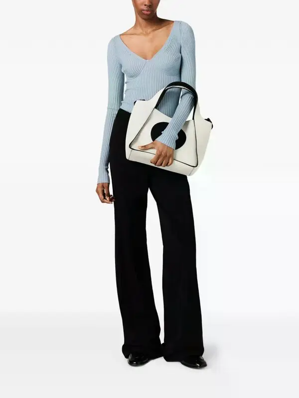 Stella McCartney Ribbed Knit V-neck Top