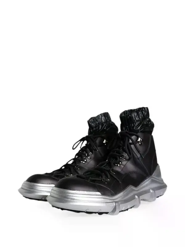 Dolce & Gabbana Galileo Panelled High-top Sneakers