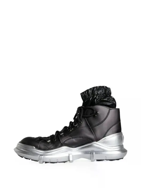 Dolce & Gabbana Galileo Panelled High-top Sneakers