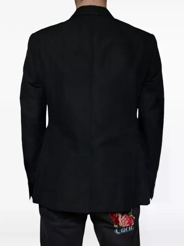 Dolce & Gabbana Double-breasted Linen Blazer
