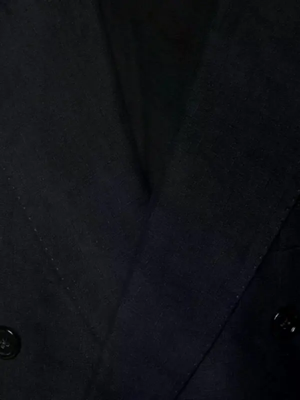 Dolce & Gabbana Double-breasted Linen Blazer