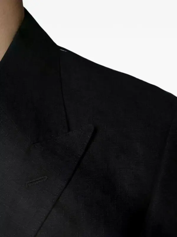 Dolce & Gabbana Double-breasted Linen Blazer