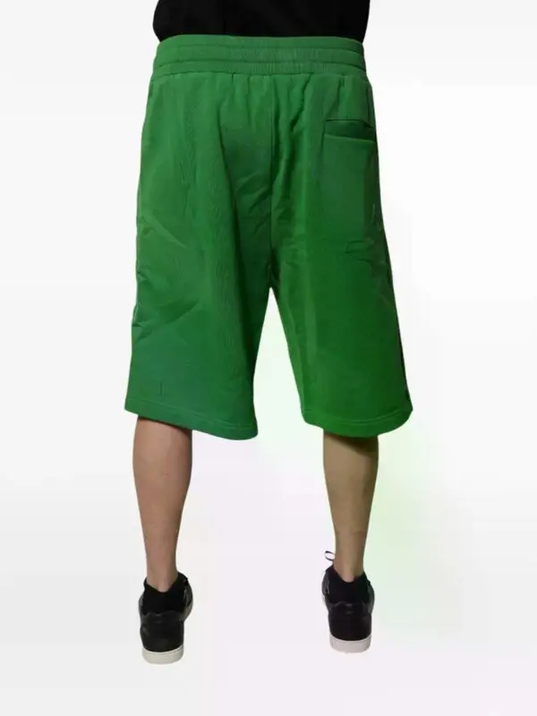 Dolce & Gabbana Cotton Track Shorts With Logo Print