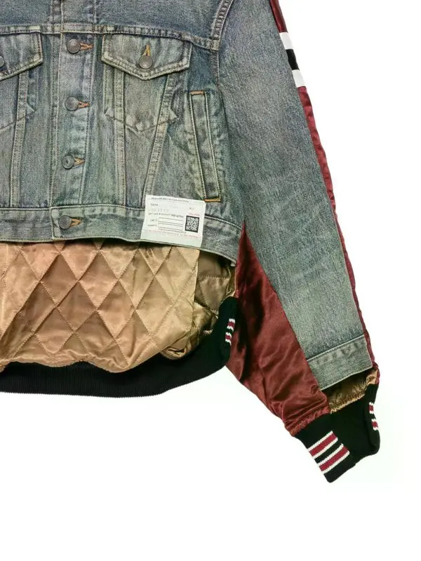 Mihara Yasuhiro Layered Denim And Bomber Jacket