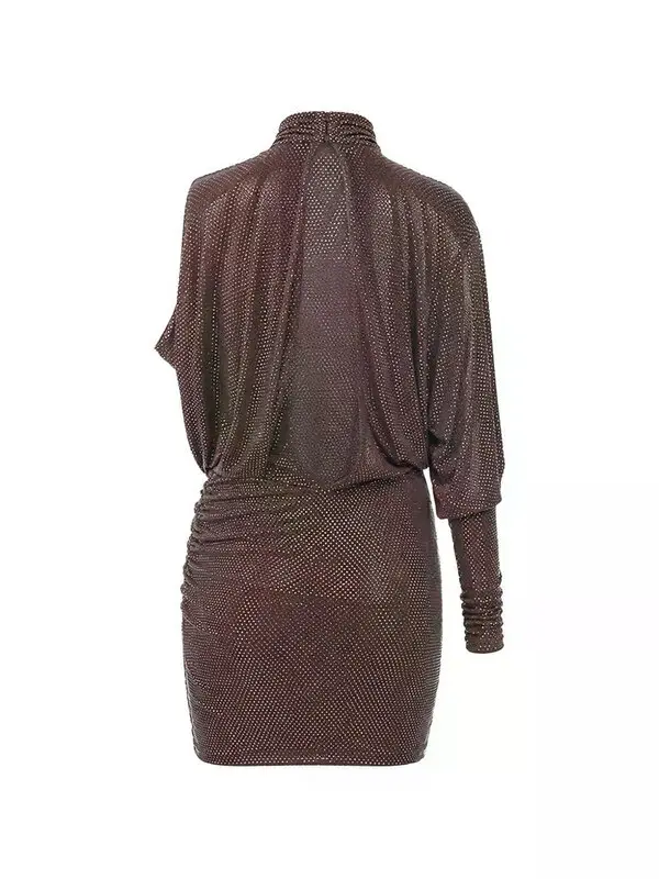 Alexandre Vauthier Embellished One-shoulder Mini Dress