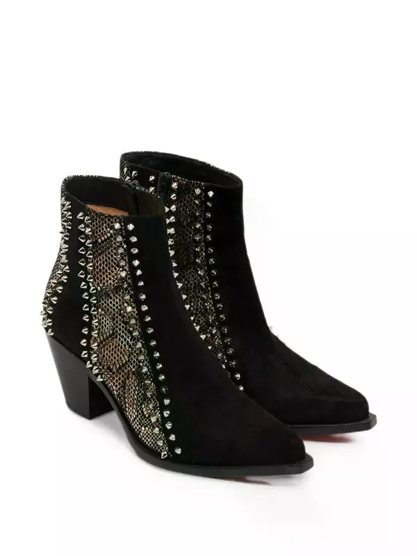 CHRISTIAN LOUBOUTIN Ankle Boots With Stud Embellishment