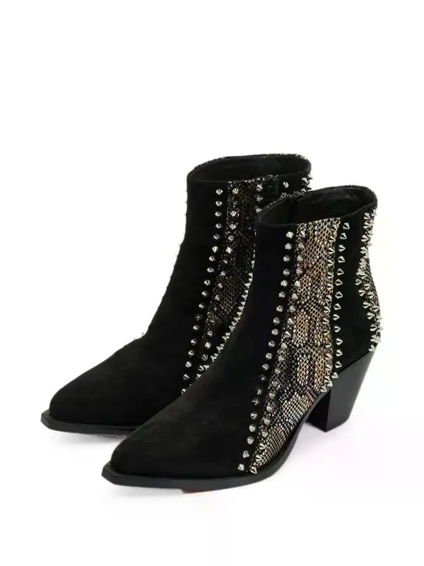 CHRISTIAN LOUBOUTIN Ankle Boots With Stud Embellishment