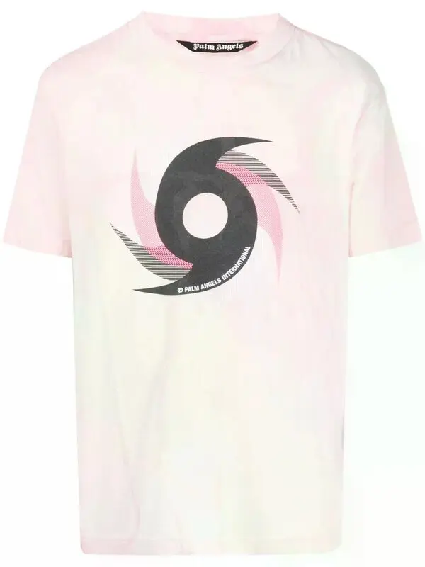Palm Angels Hurricane Devore-print T-shirt