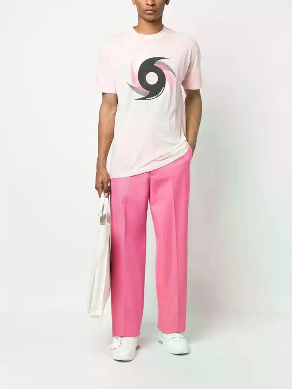 Palm Angels Hurricane Devore-print T-shirt