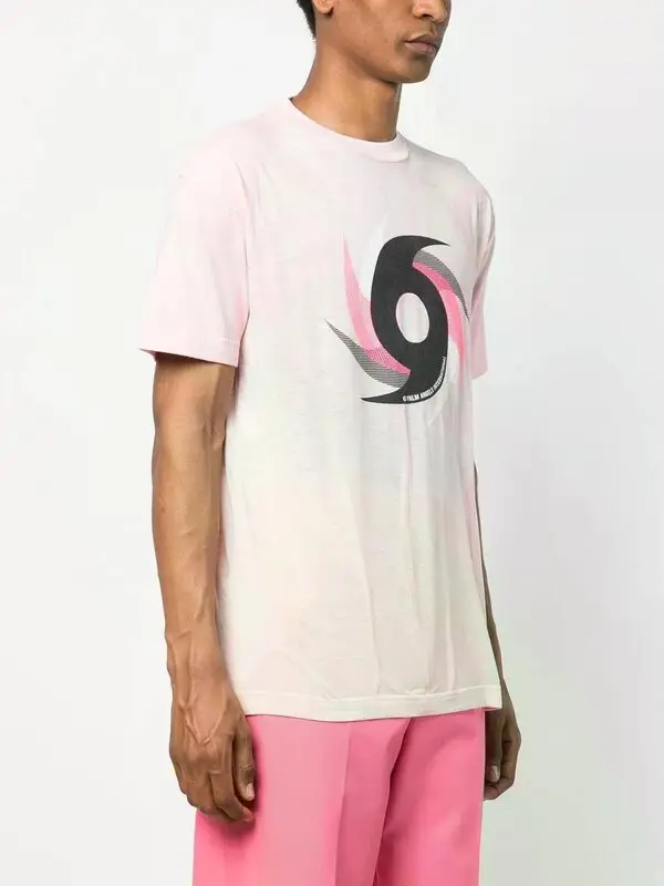 Palm Angels Hurricane Devore-print T-shirt