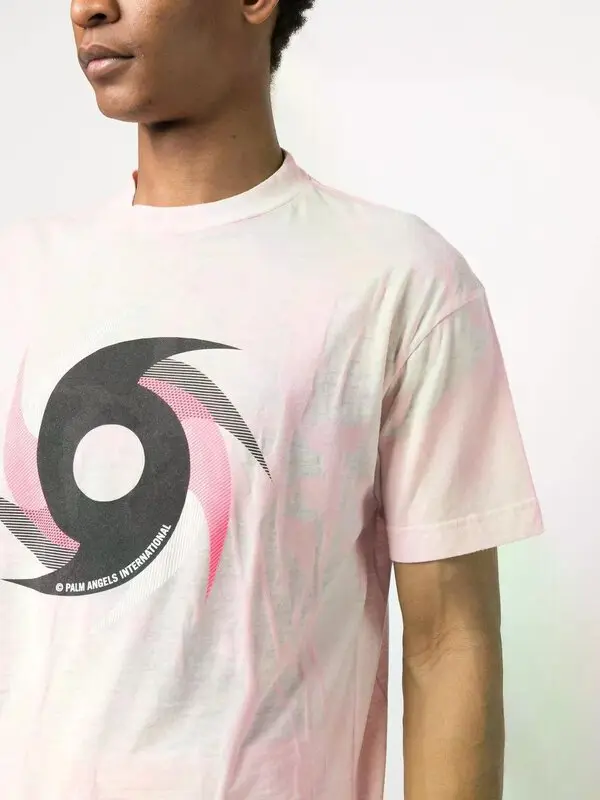 Palm Angels Hurricane Devore-print T-shirt