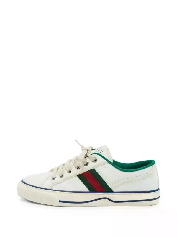 Gucci Tennis 1977 Mini Gg Canvas Sneakers - Neutrals