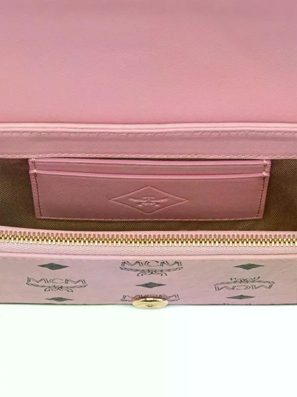 Mcm Medium Aren Visetos Shoulder Bag