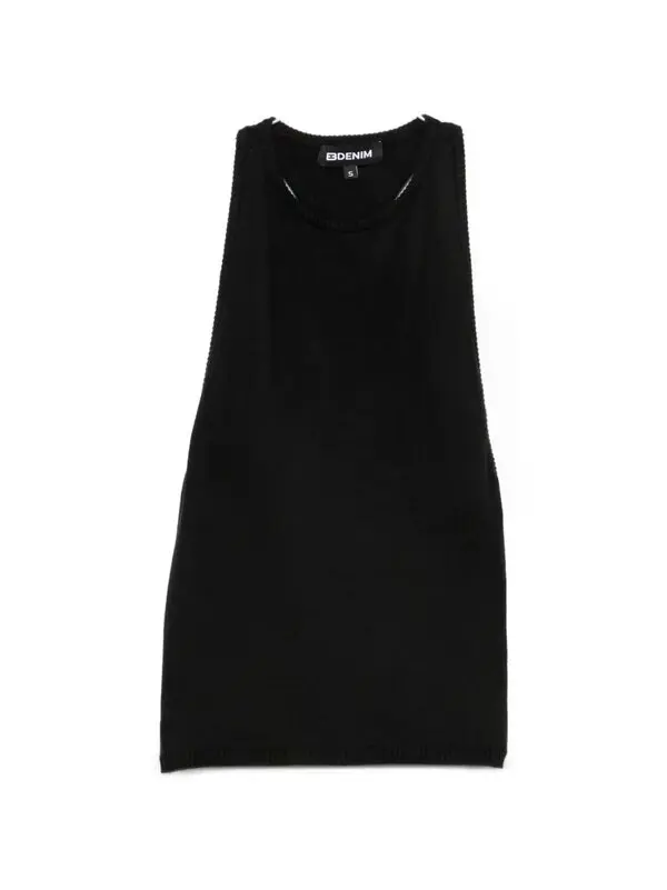 EB DENIM Sleeveless Round Neck Top