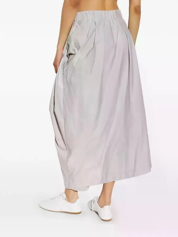 Issey Miyake Asymmetric Draped Midi Skirt