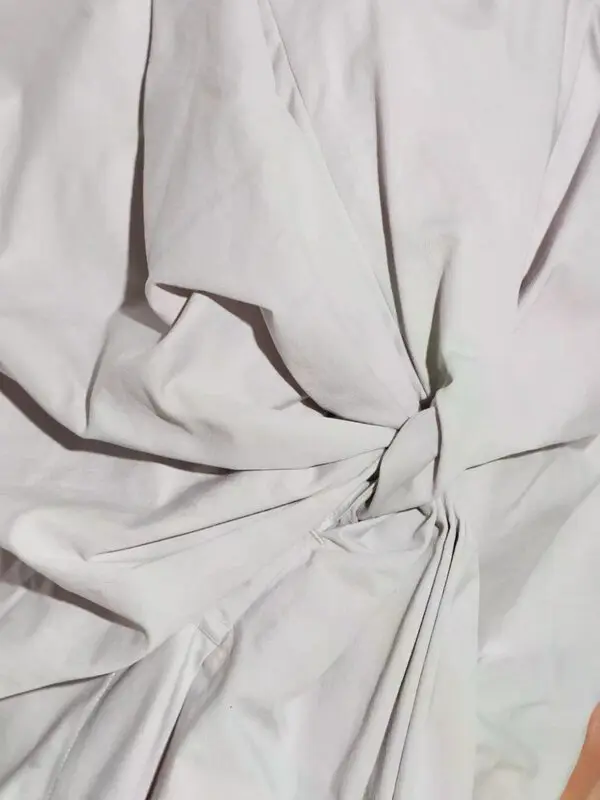 Issey Miyake Asymmetric Draped Midi Skirt