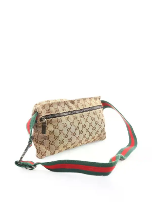 Gucci 2000s Gg Canvas Body Bag - Neutrals