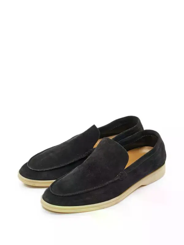 Loro Piana Summer Walk Suede Loafers