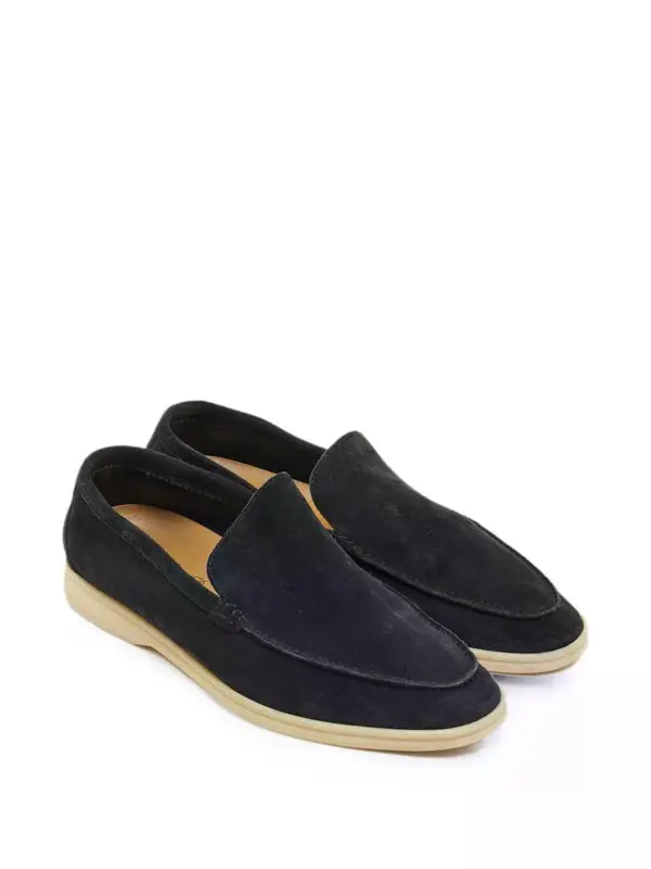 Loro Piana Summer Walk Suede Loafers