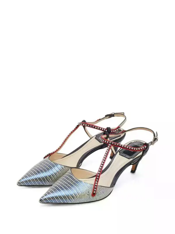 Dior Crystal-embellished Heeled Pumps