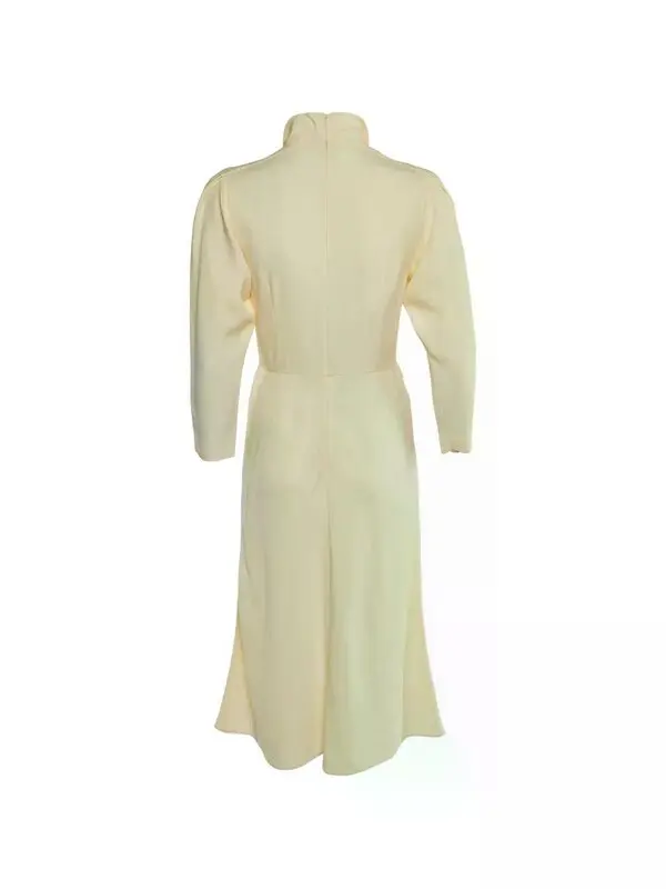 Miu Miu Neck-tie Midi Dress