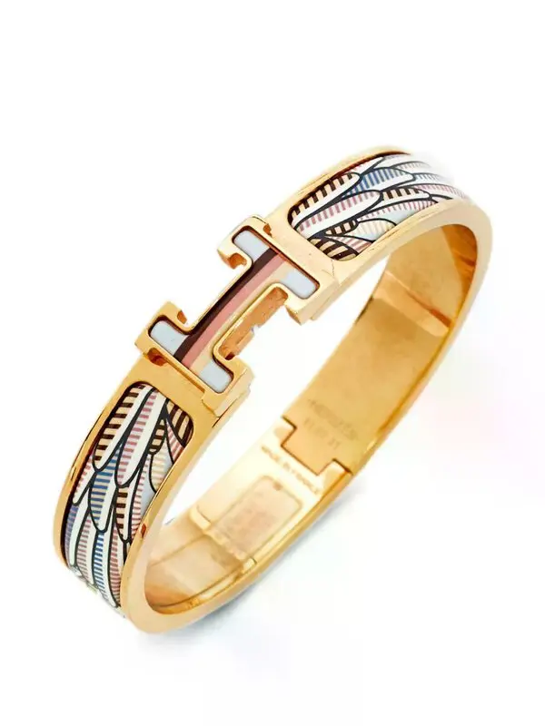 Hermès Clic H Bracelet - Pink